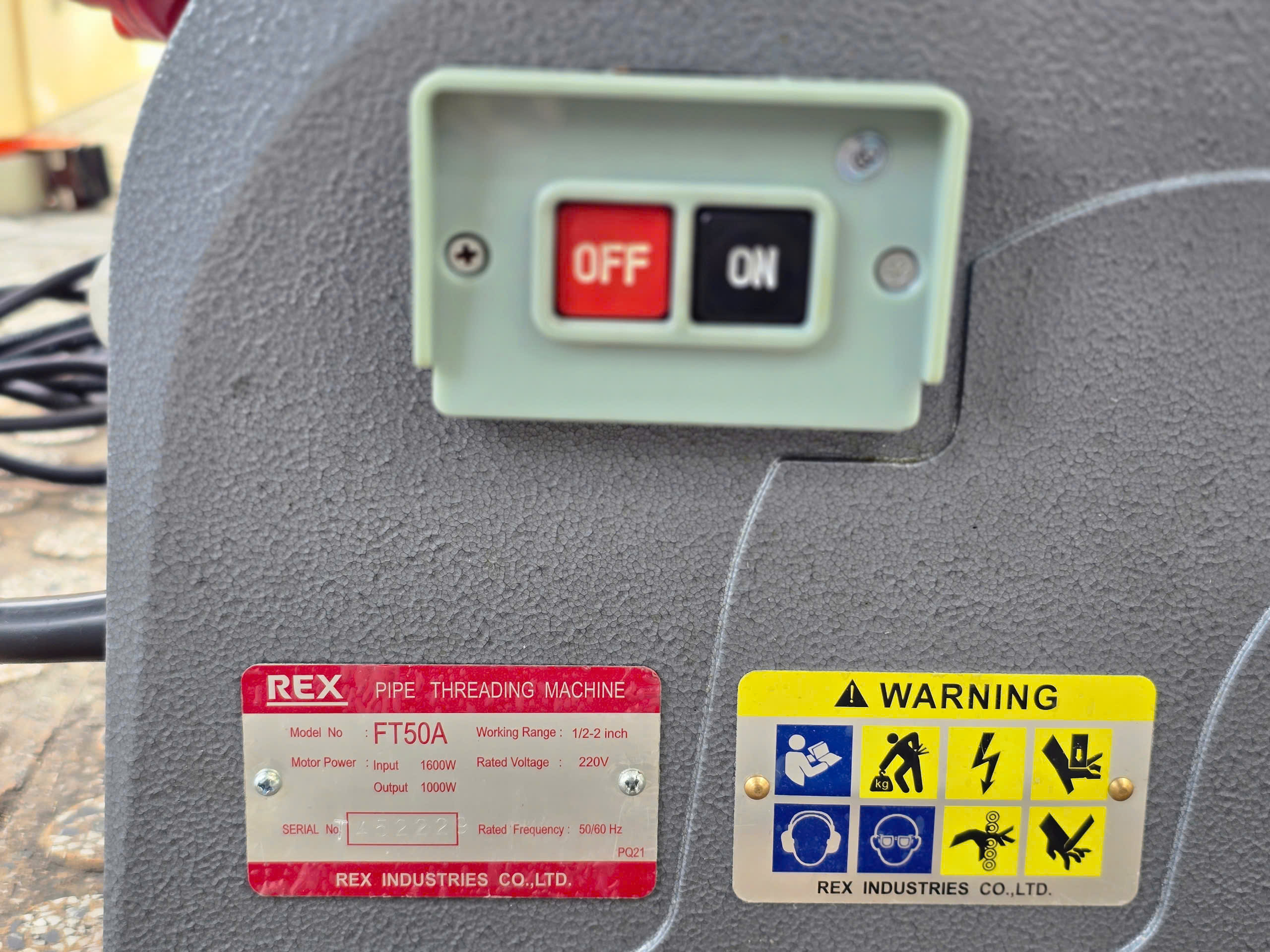 Máy Tiện Ren Ống REX FT50A (1/2-2") – Hiệu Suất Cao, Nhật Bản ...