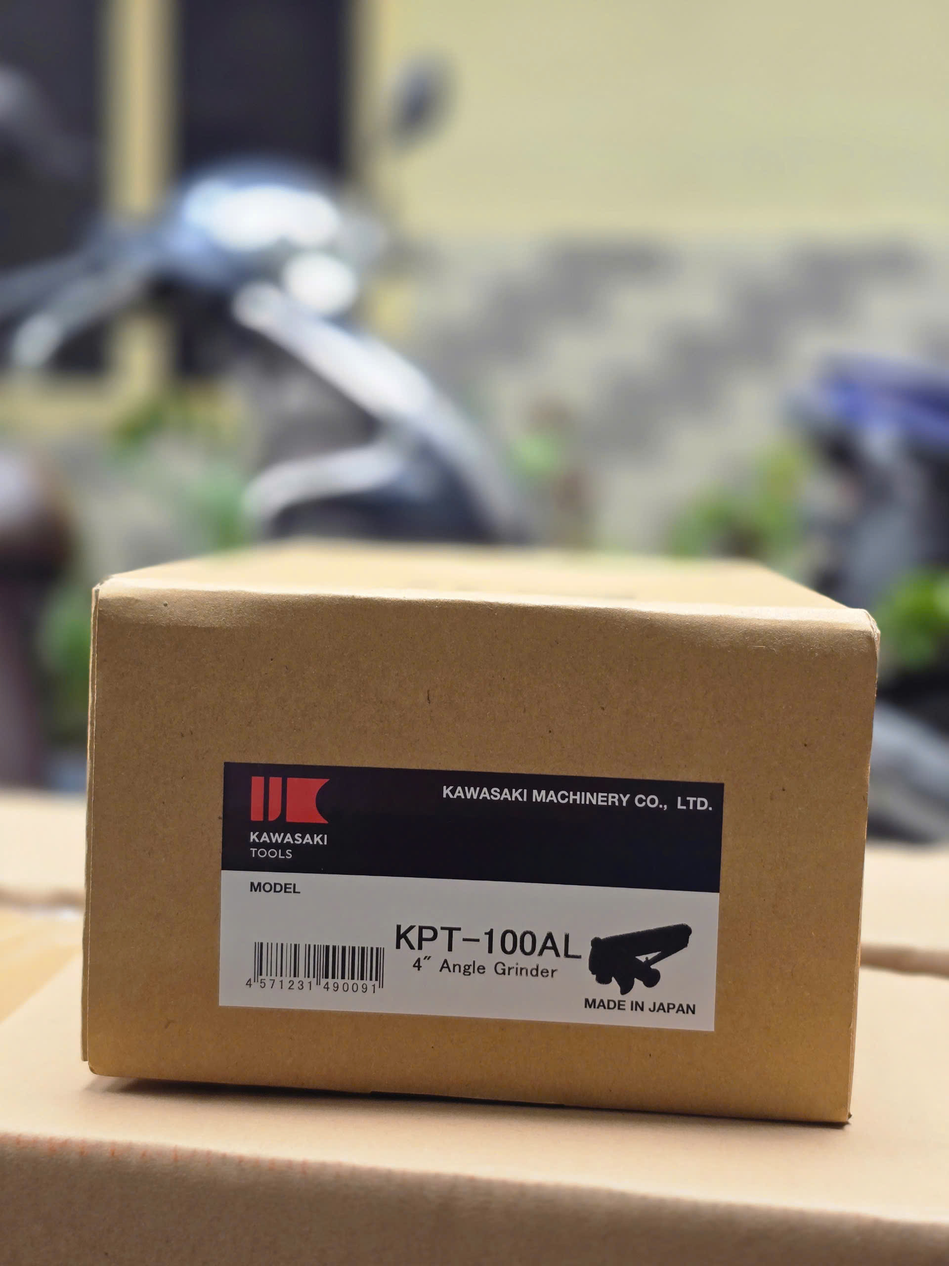 Máy Mài Hơi Cầm Tay Kawasaki KPT-100AL – Khí Nén, Đĩa 100mm Nhật Bản ...