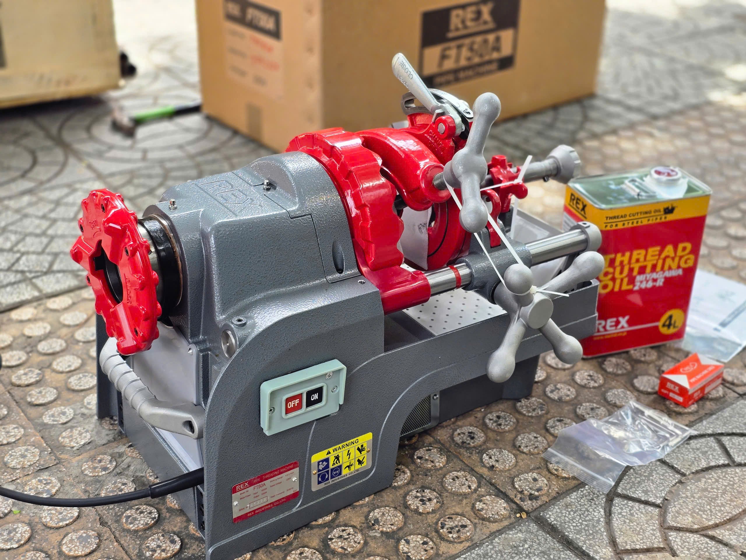 Máy Tiện Ren Ống REX FT50A (1/2-2") – Hiệu Suất Cao, Nhật Bản ...