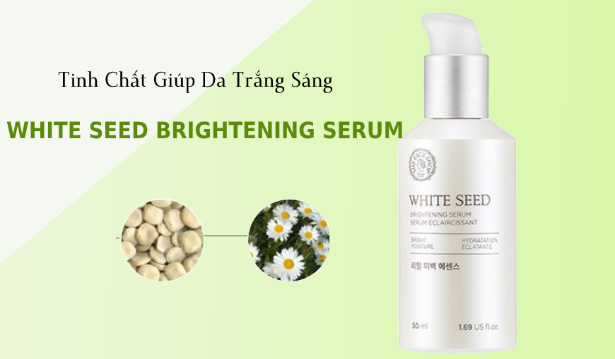 Bộ Sản Phẩm Dưỡng Sáng Da WHITE SEED BRIGHTENING SERUM