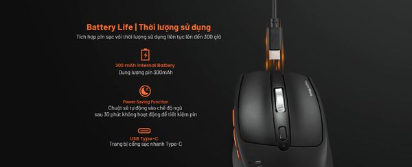 Chuột không dây HyperWork Silentium MS01 - Thế Giới Gear x GEARVN - PC ...