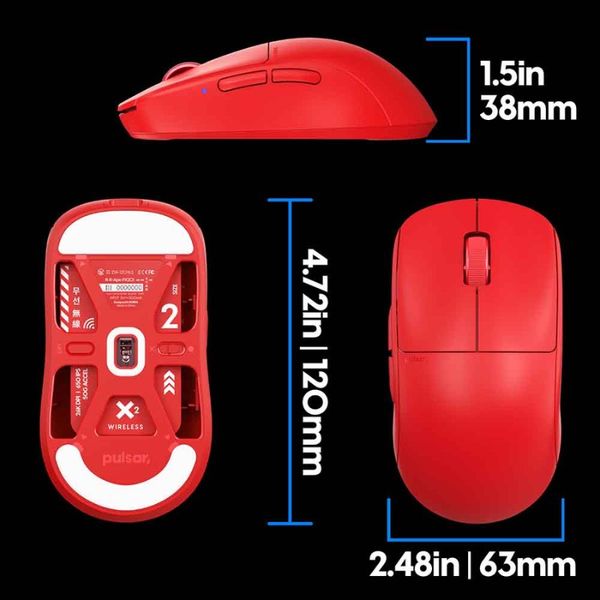 Pulsar X2 Wireless Red Edition - Thế Giới Gear x GEARVN - PC Gaming ...