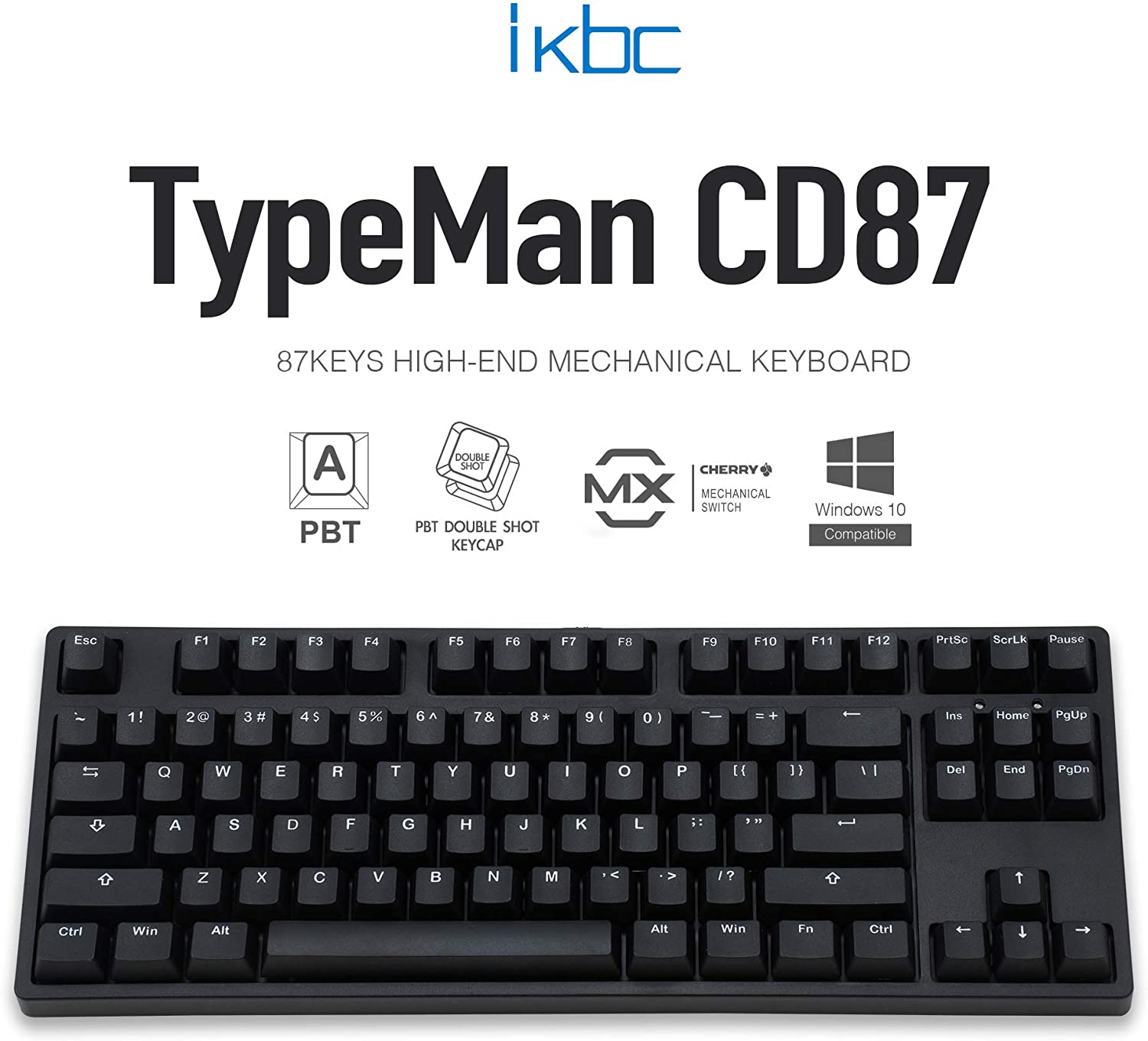 Bàn Phím Cơ Có Dây - IKBC CD87 V2 2021 / PBT Double-Shot - Thế Giới Gear PC, Gaming Gear, Phụ ...