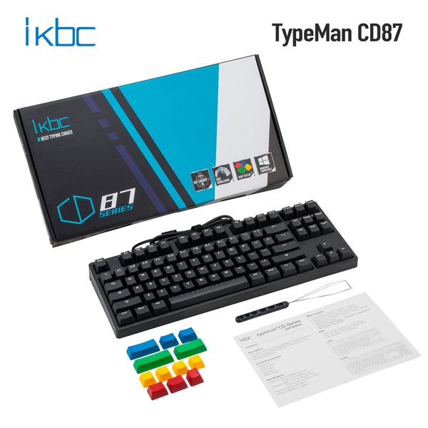 Bàn Phím Cơ Có Dây - IKBC CD87 V2 2021 / PBT Double-Shot - Thế Giới Gear PC, Gaming Gear, Phụ ...
