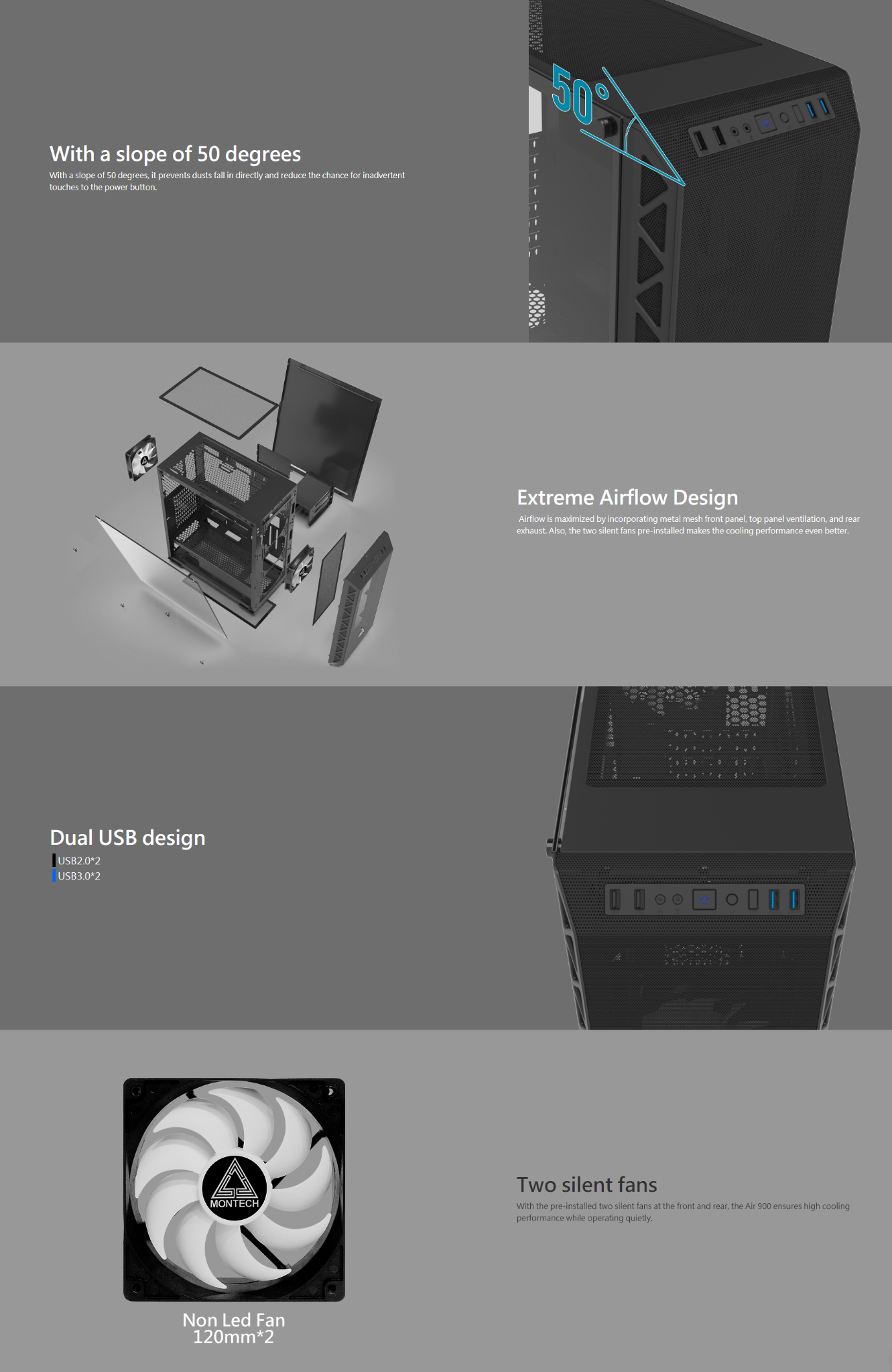 Case Montech Air 900 Mesh Black - Vỏ Máy Tính - Thế Giới Gear x GEARVN ...