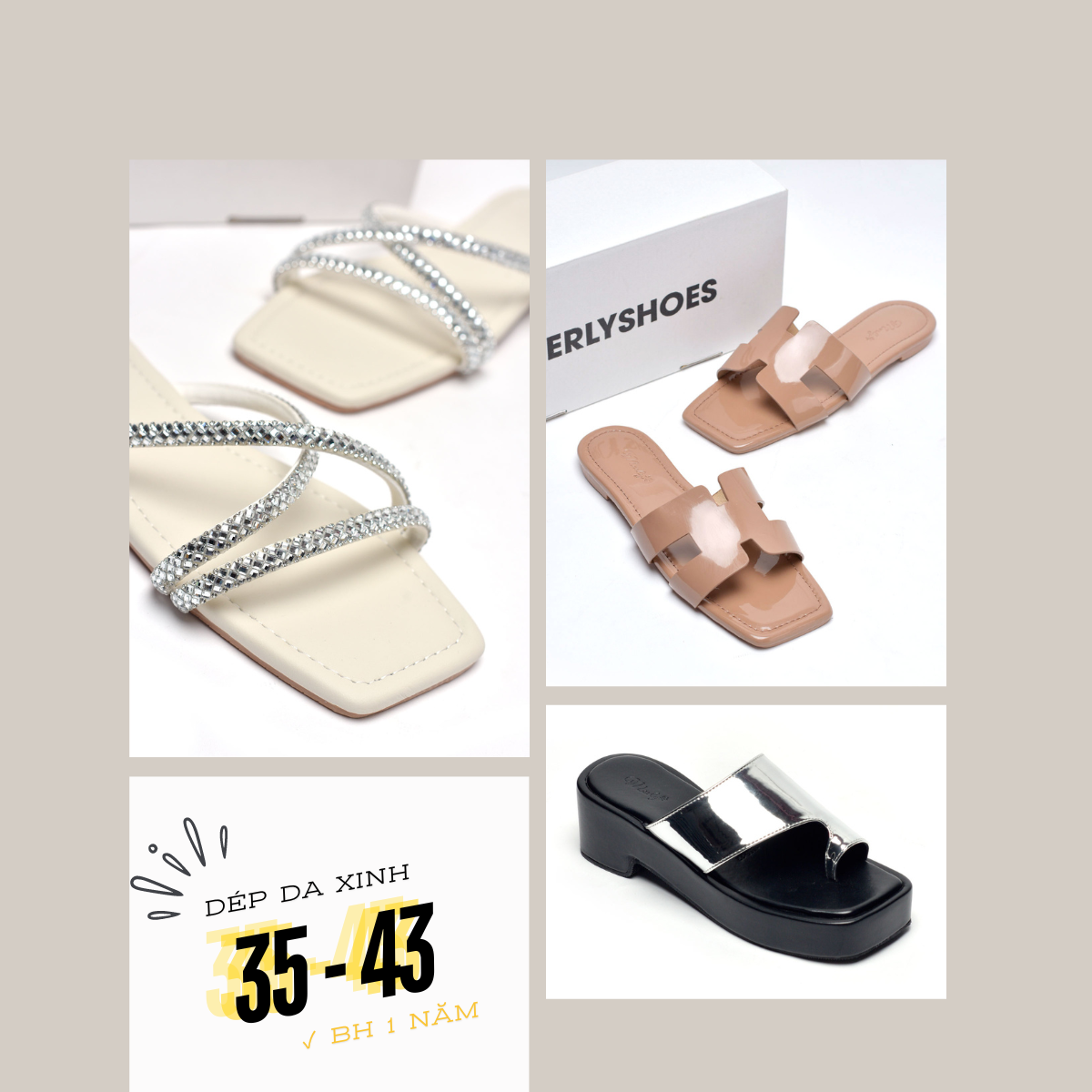 Dép Nữ Cao Cấp, Dép Chữ H Nữ, Dép Quai Ngang Nữ, Shop Dép Nữ Big Size ...