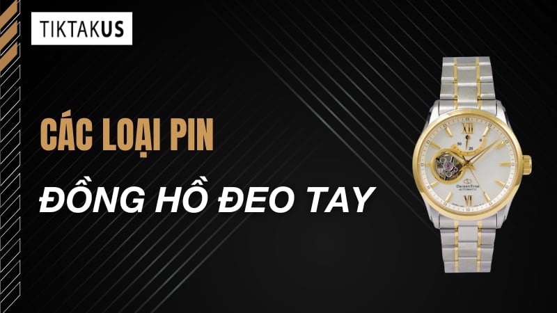 Các loại pin đồng hồ đeo tay. Tuổi thọ và cách chọn mua - Tiktakus