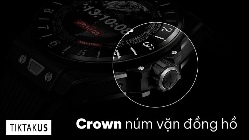 Crown (núm đồng hồ) là gì? Phân loại, chức năng, cách sử dụng - Tiktakus