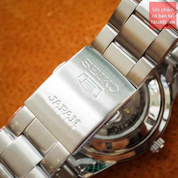 Đồng hồ cơ dây thép không gỉ Seiko 5 Made in Japan Seiko SNKN13J1 ...
