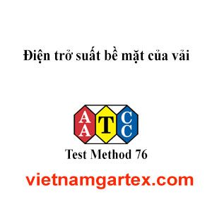 AATCC TM76 Điện trở suất bề mặt của vải – Vietnam Gartex