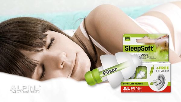 Bịt tai chống ồn giúp ngủ ngon Alpine Sleepsoft Hà Lan chính hãng