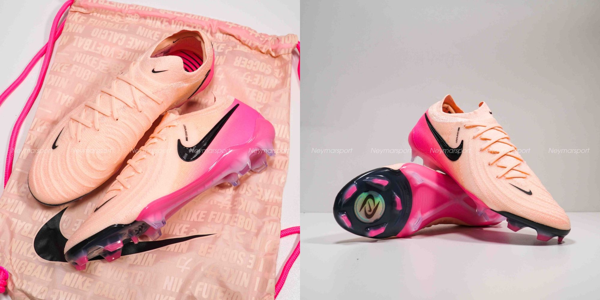 Giày đá bóng Nike Phantom GX II Elite FG Prism - Crimson Tint/Black/Pi ...