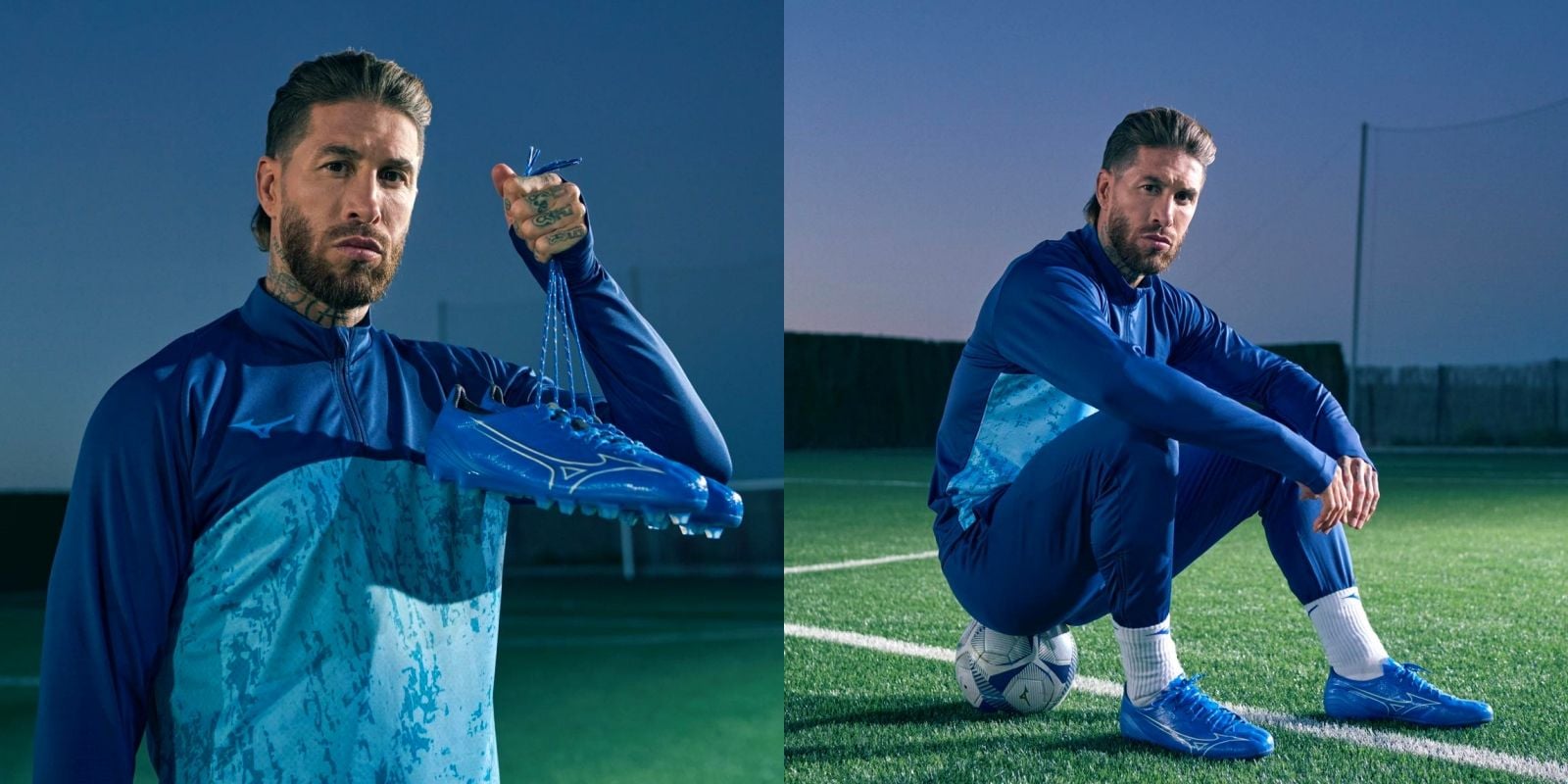 Giày đá bóng Mizuno Alpha Elite TF Mugen - Laser Blue/White/Gold P1GD2 ...