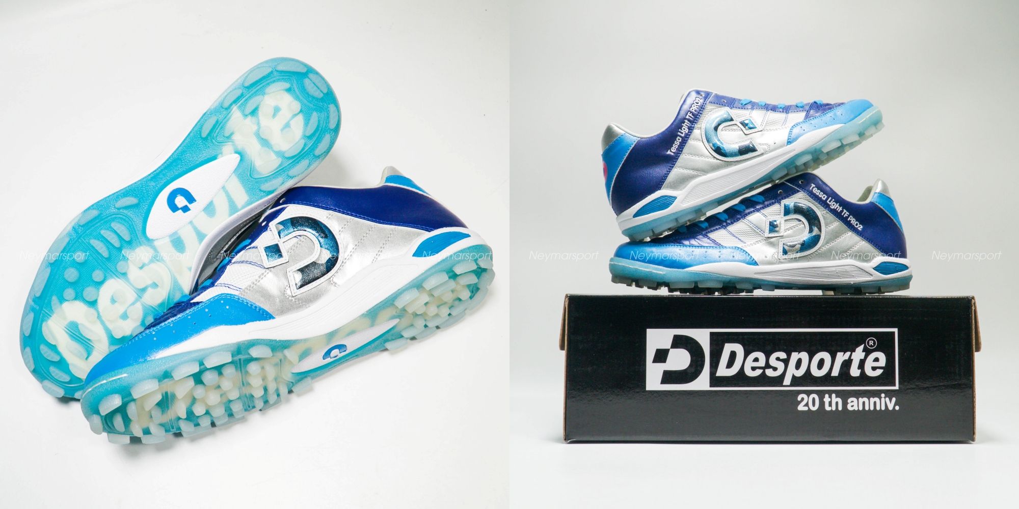 Giày đá bóng Desporte Tessa Light TF Pro II Limited Edition - Silver/B ...