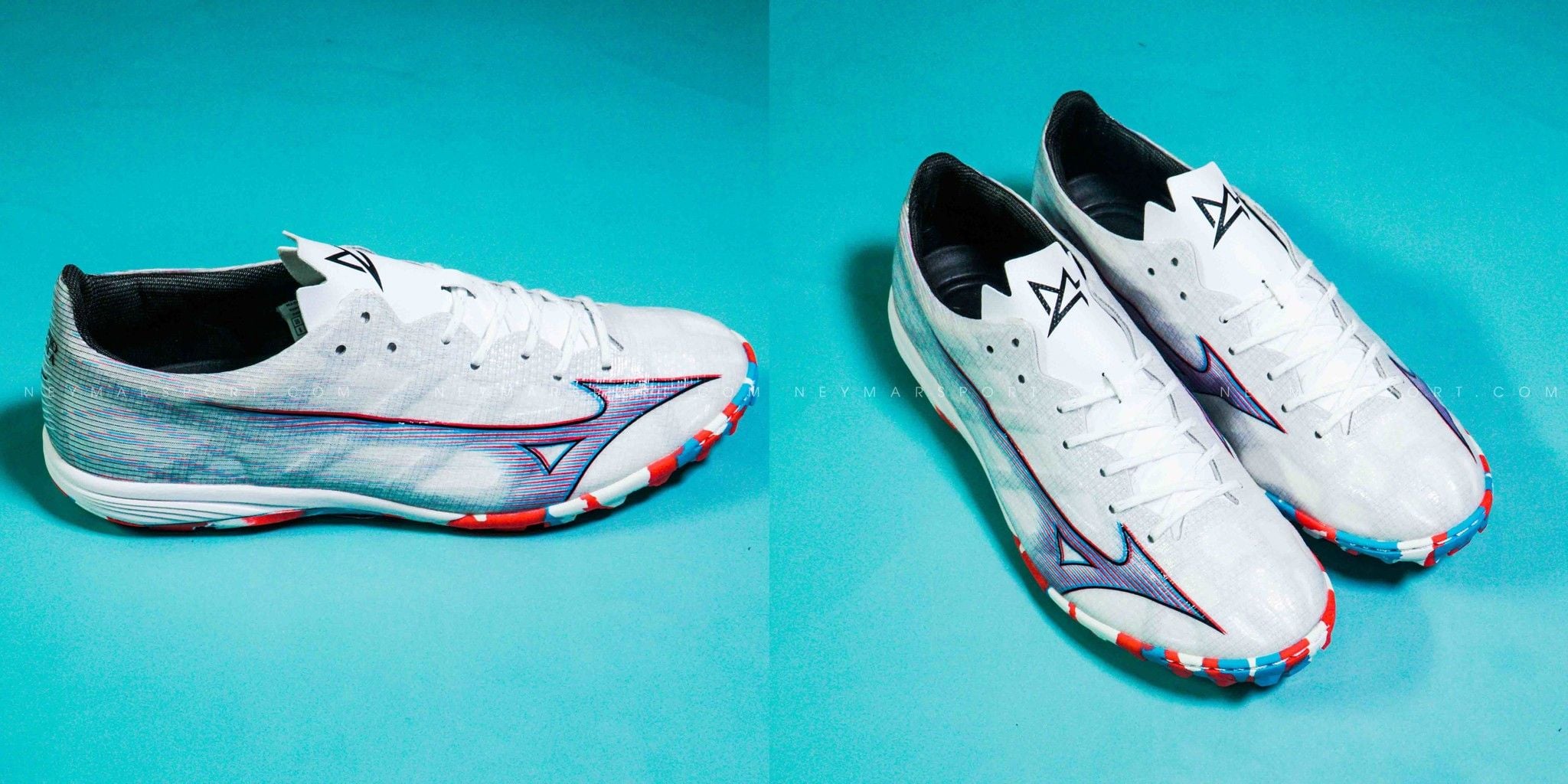 Mizuno Alpha Pro AS TF - White/Purple/Red – Neymar Sport