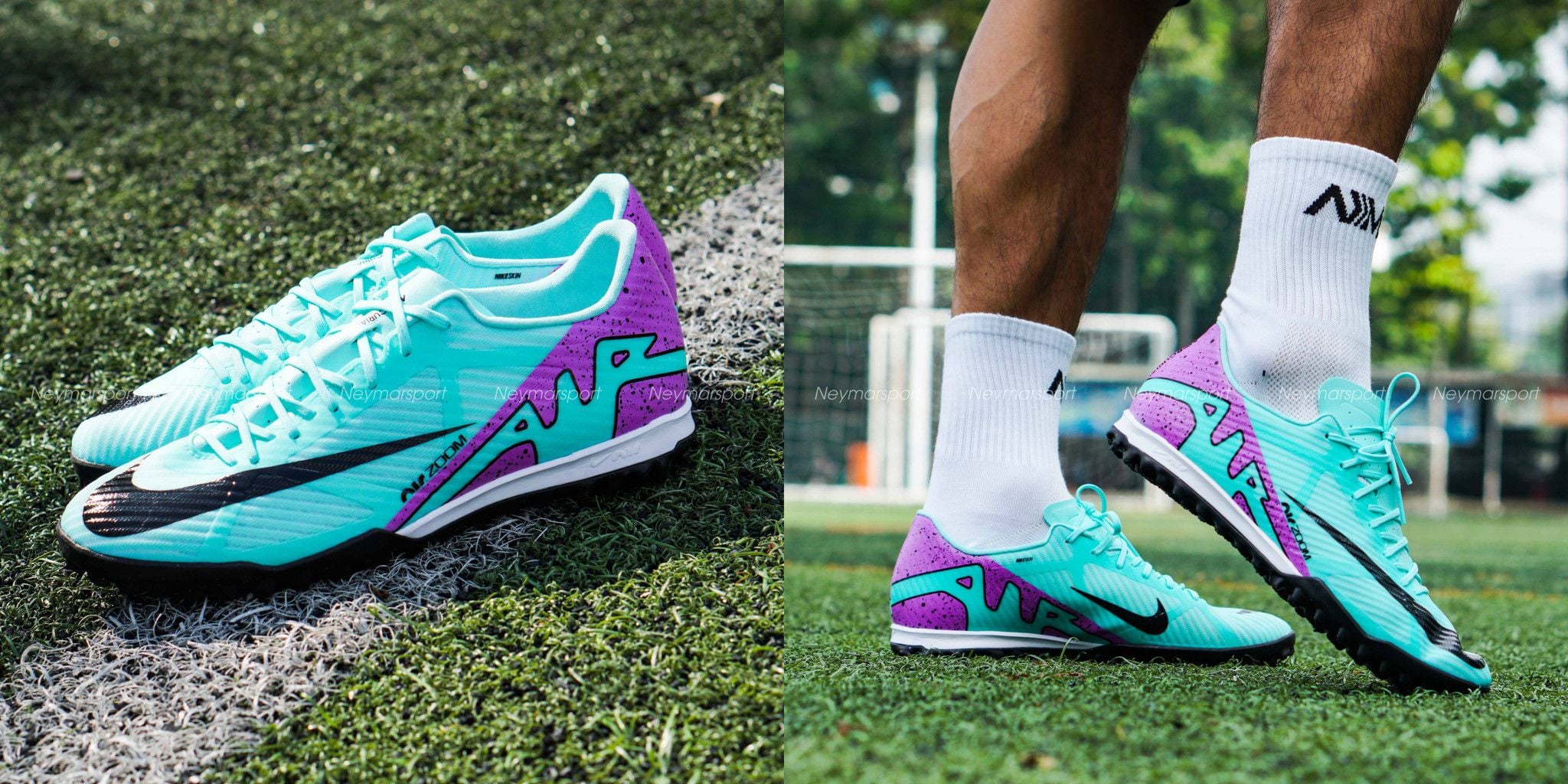 Nike Air Zoom Mercurial Vapor 15 Academy TF Peak Ready - Hyper Turq/Fu ...