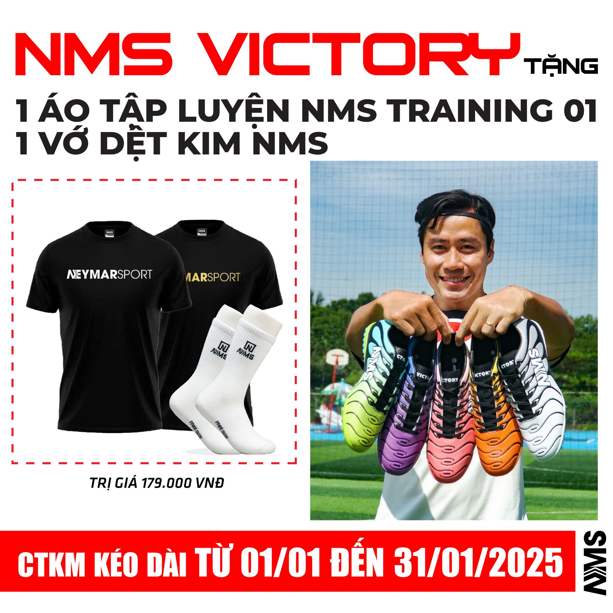 Giày đá bóng NMS Victory TF - Violet/Blue – Neymar Sport