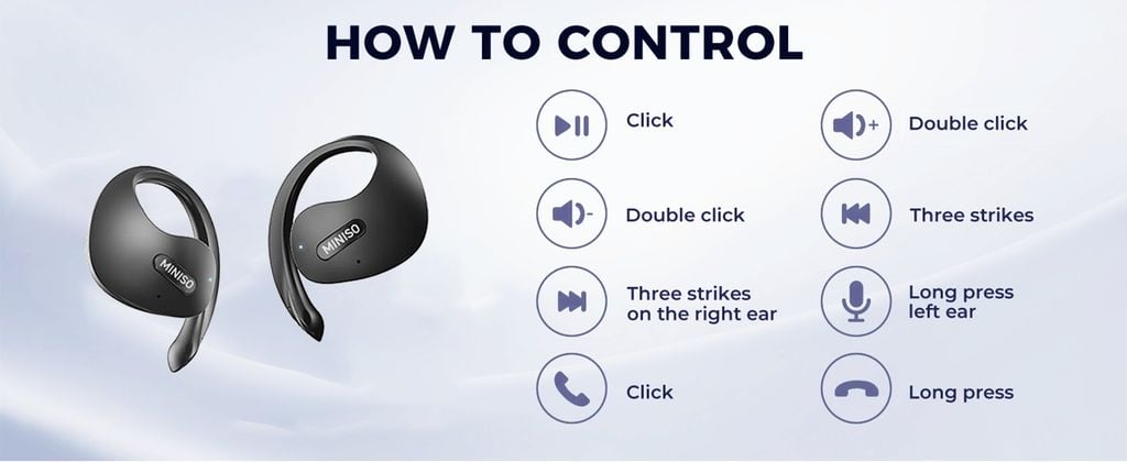 Tai Nghe Bluetooth MINISO X15 Pro - Âm Thanh Hiện Đại, Thiết Kế Thời T ...