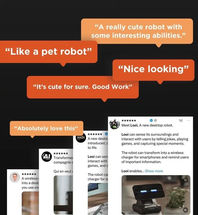 Robot LOOI - Trợ Lý Thông Minh Tích Hợp ChatGPT, Đa Chức Năng Với Sạc – Vài Thứ Hay