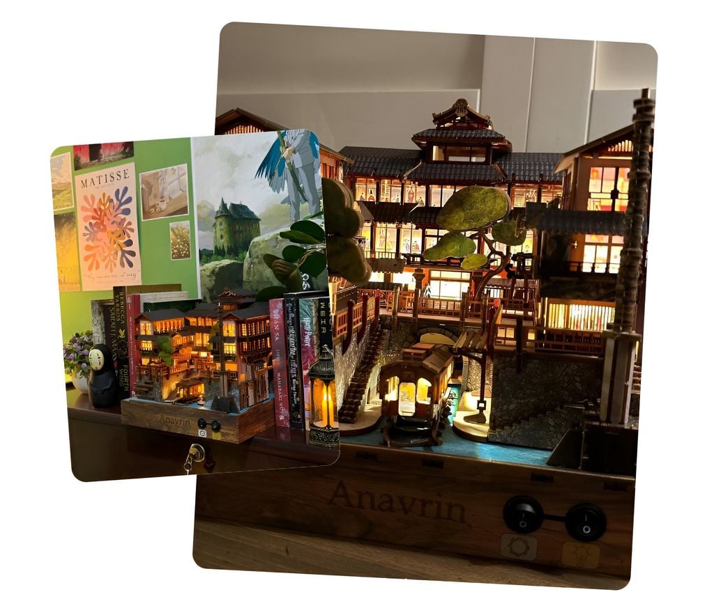 Mô hình 3D DIY Nhà tắm nước nóng Ginzan Onsen – Vài Thứ Hay