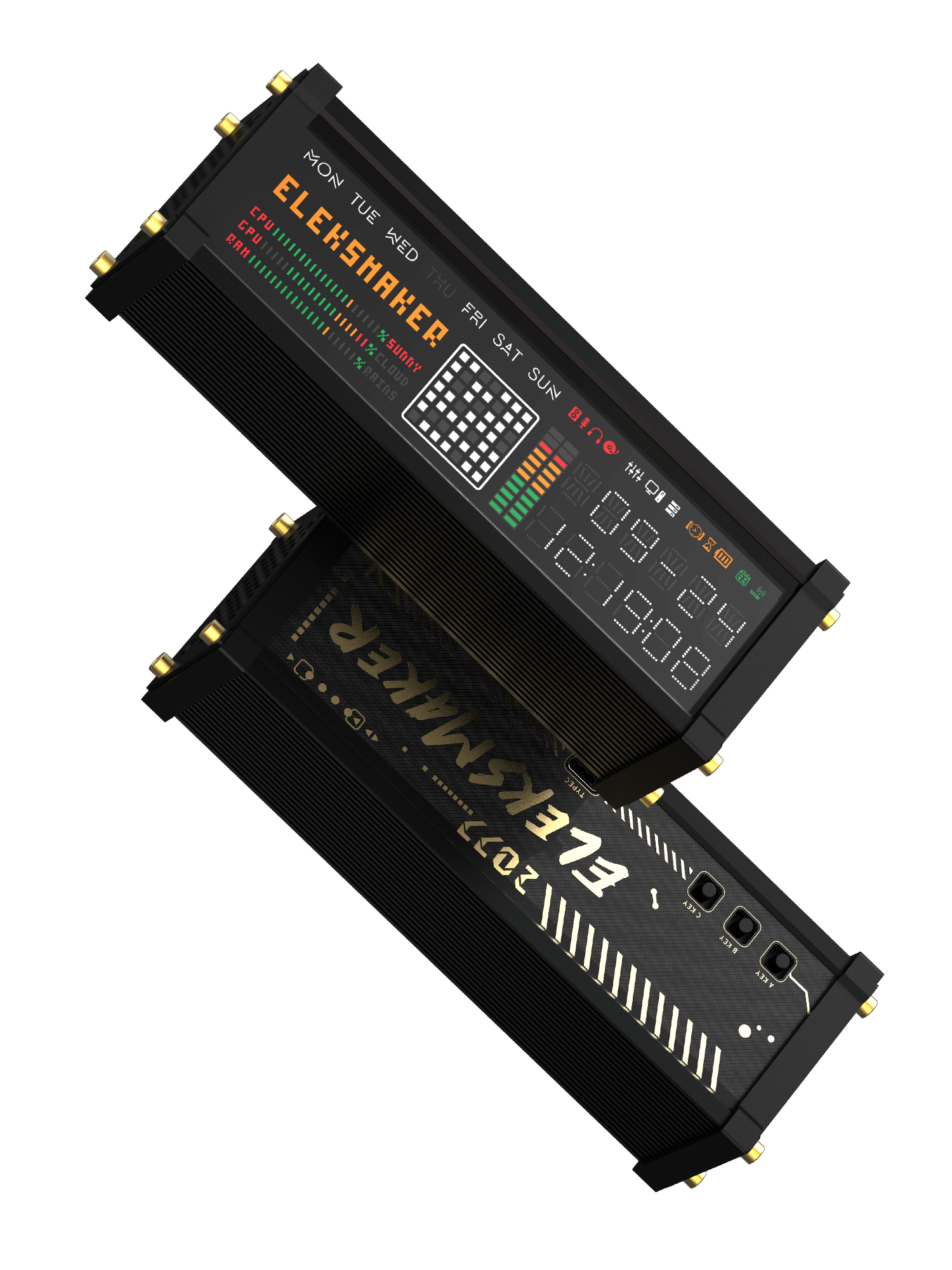 Đồng hồ kỹ thuật số phong cách SteamPunk EleksMaker EleksWFD – Vài Thứ Hay