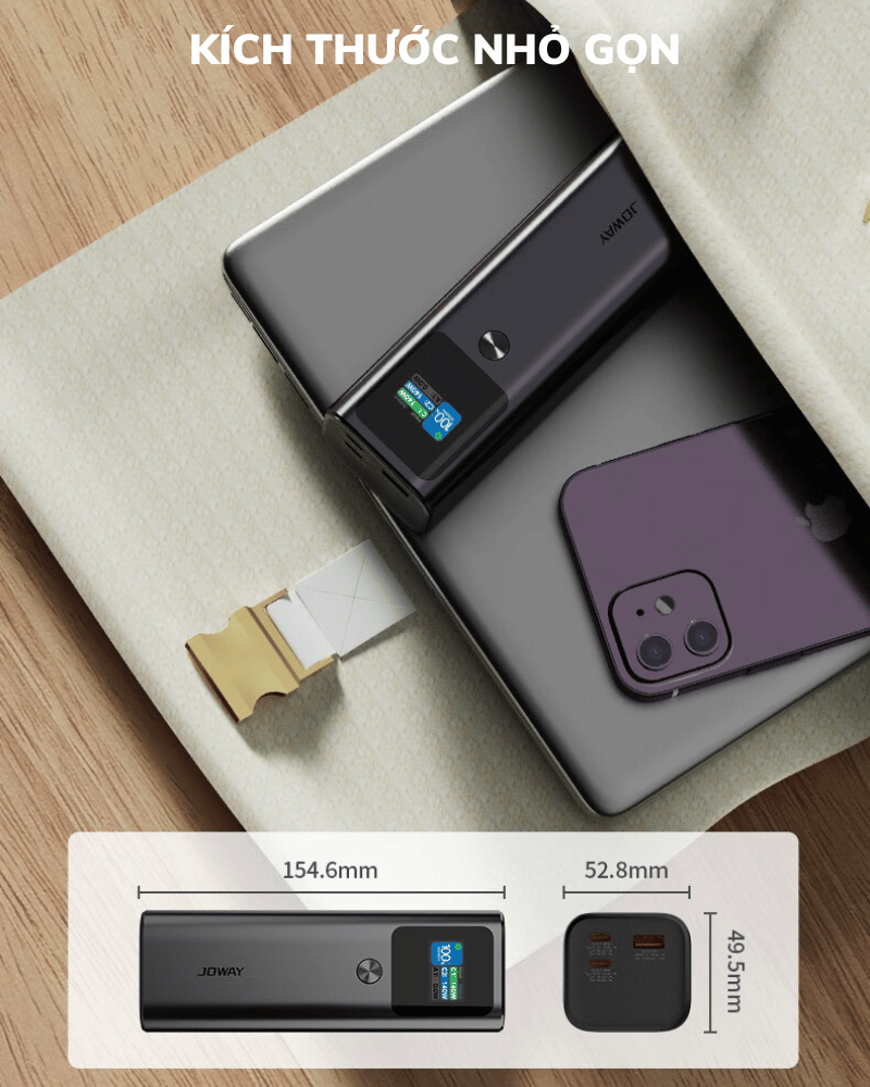 Pin sạc dự phòng Macbook Joway 140W 27000 mAh - Sạc Macbook siêu nhanh ...