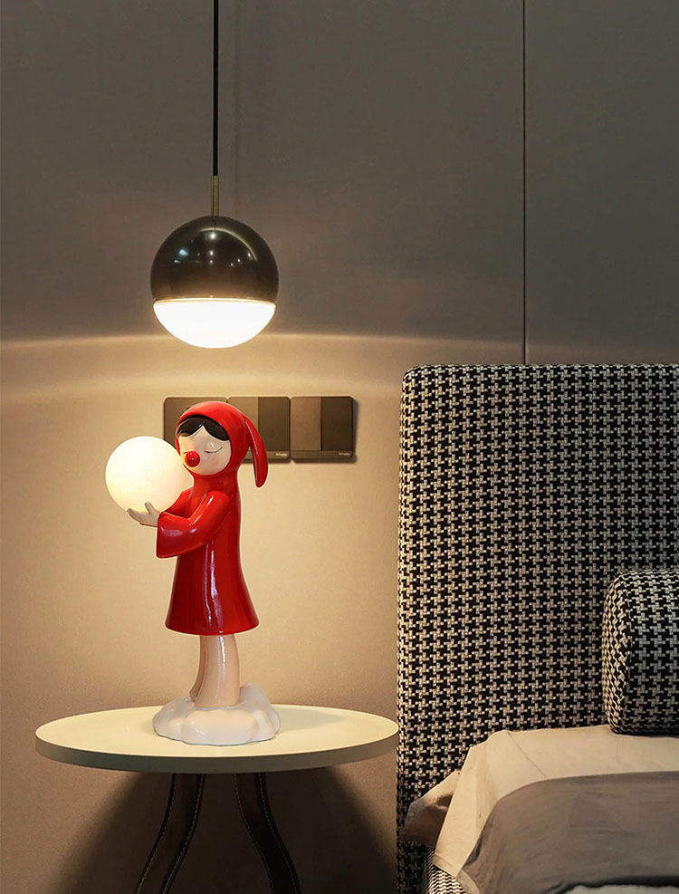 Đèn ngủ để bàn cô gái tai thỏ trang trí phòng bé đẹp giá rẻ quà tặng ...