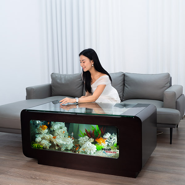 Bàn trà sofa tích hợp bể cá AQUAP giá rẻ– AQUAP FUNITURE