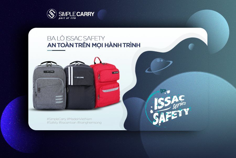 BA LÔ ISSAC SAFETY AN TOÀN TRÊN MỌI HÀNH TRÌNH – SimpleCarry