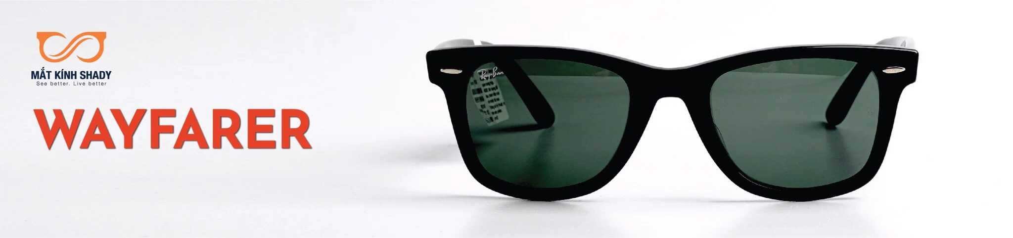 Mắt kính kiểu dáng Wayfarer