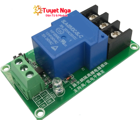 Module 1 Relay Kích Mức Cao Thấp 12V 30A – ĐIỆN TỬ TUYẾT NGA