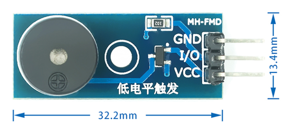 Mạch Buzzer Còi 5V MH-FMD – ĐIỆN TỬ TUYẾT NGA