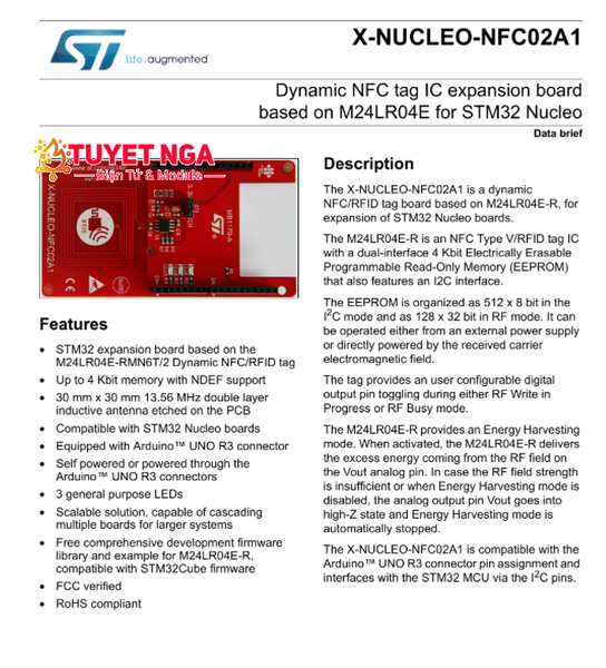 NUCLEO NFC02A1 – ĐIỆN TỬ TUYẾT NGA
