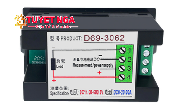 D69-3062 Đồng Hồ Đo Điện DC Đa Năng 20A – ĐIỆN TỬ TUYẾT NGA