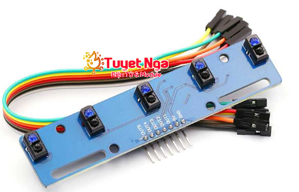 TCRT5000 Cảm Biến Dò Line Thanh 5 Led – ĐIỆN TỬ TUYẾT NGA
