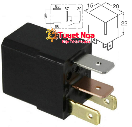 Relay Ô tô 4 Chân – ĐIỆN TỬ TUYẾT NGA