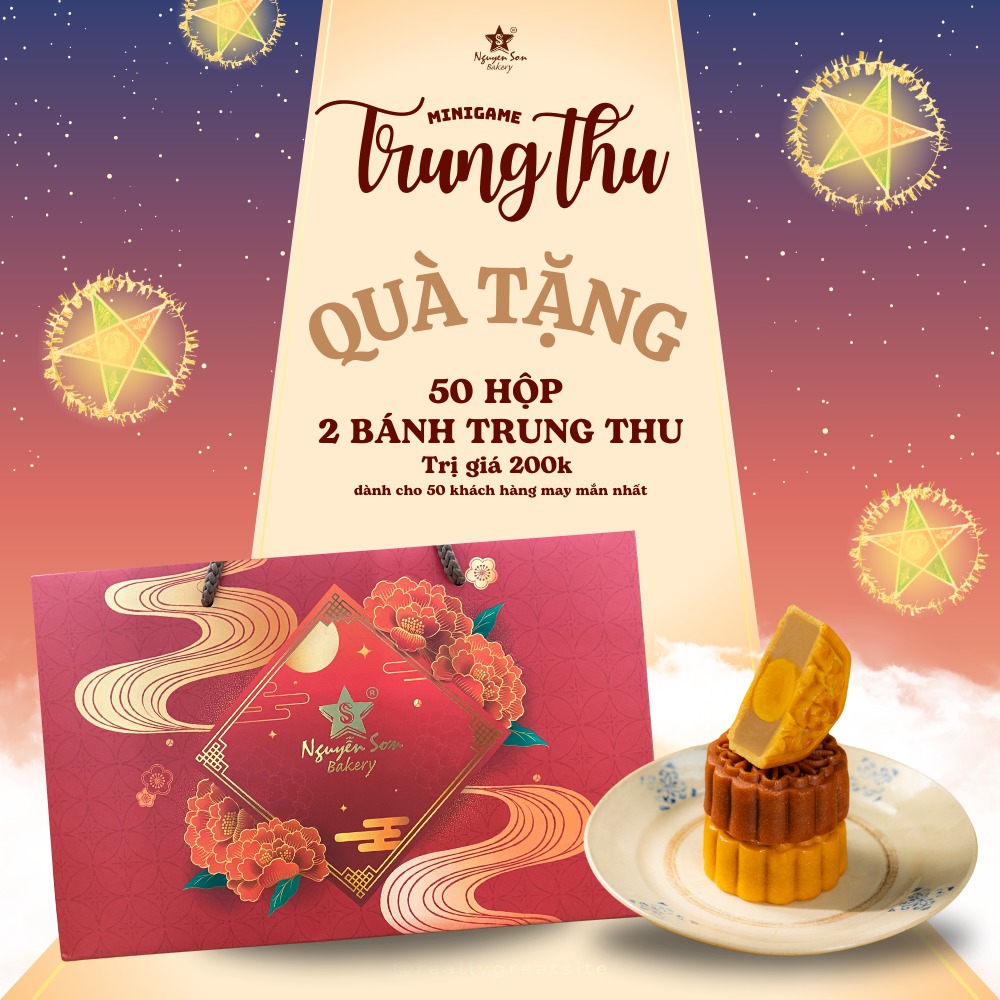 [Minigame] - Trung thu rộn ràng, nhận quà ngập tràn – Nguyễn Sơn Bakery