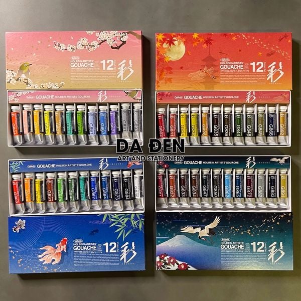 Siêu phẩm màu Gouache Artists | Xuất hiện tại Họa Cụ DA ĐEN