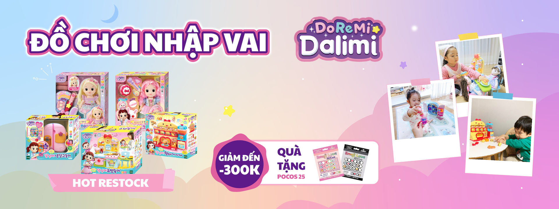 Dalimi - Đồ chơi bé gái nhập vai & búp bê Hàn Quốc - Funnyland