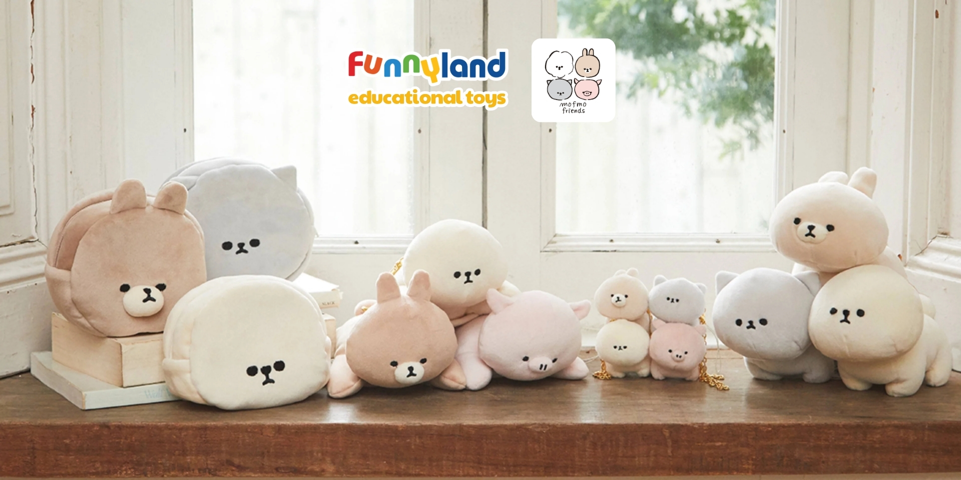 Gấu bông Nhật bản - Mofmo Friends - Đáng yêu & Mềm mại - Funnyland.vn