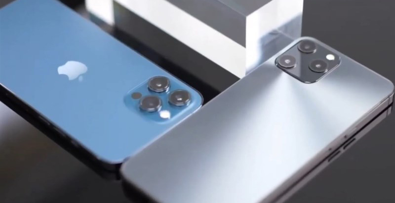 Đập hộp iPhone 13 Pro... chạy Android: Cạnh viền vát phẳng và cụm came ...