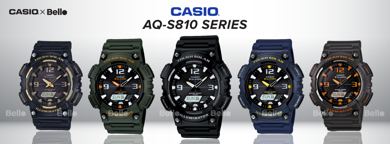 Casio Standard AQ-S810 Series – Bello