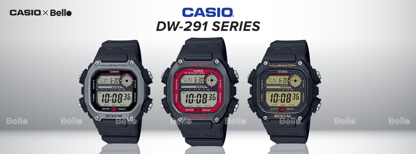 Casio DW-291 Series – Bello