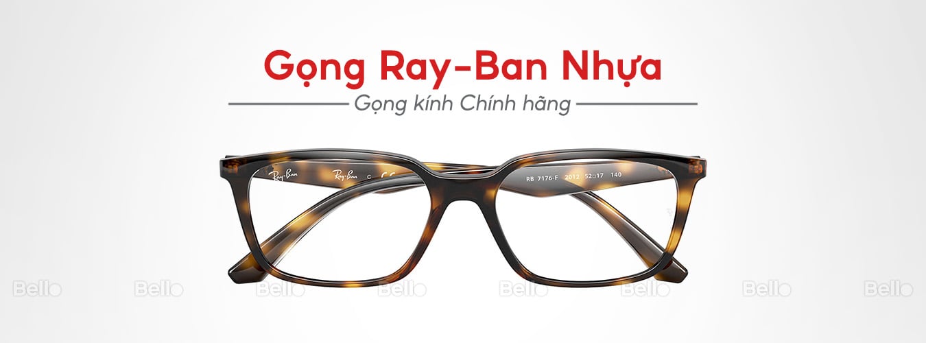 Kính Ray-Ban gọng nhựa tặng tròng kính chống ánh sáng xanh Hoya – Bello ...