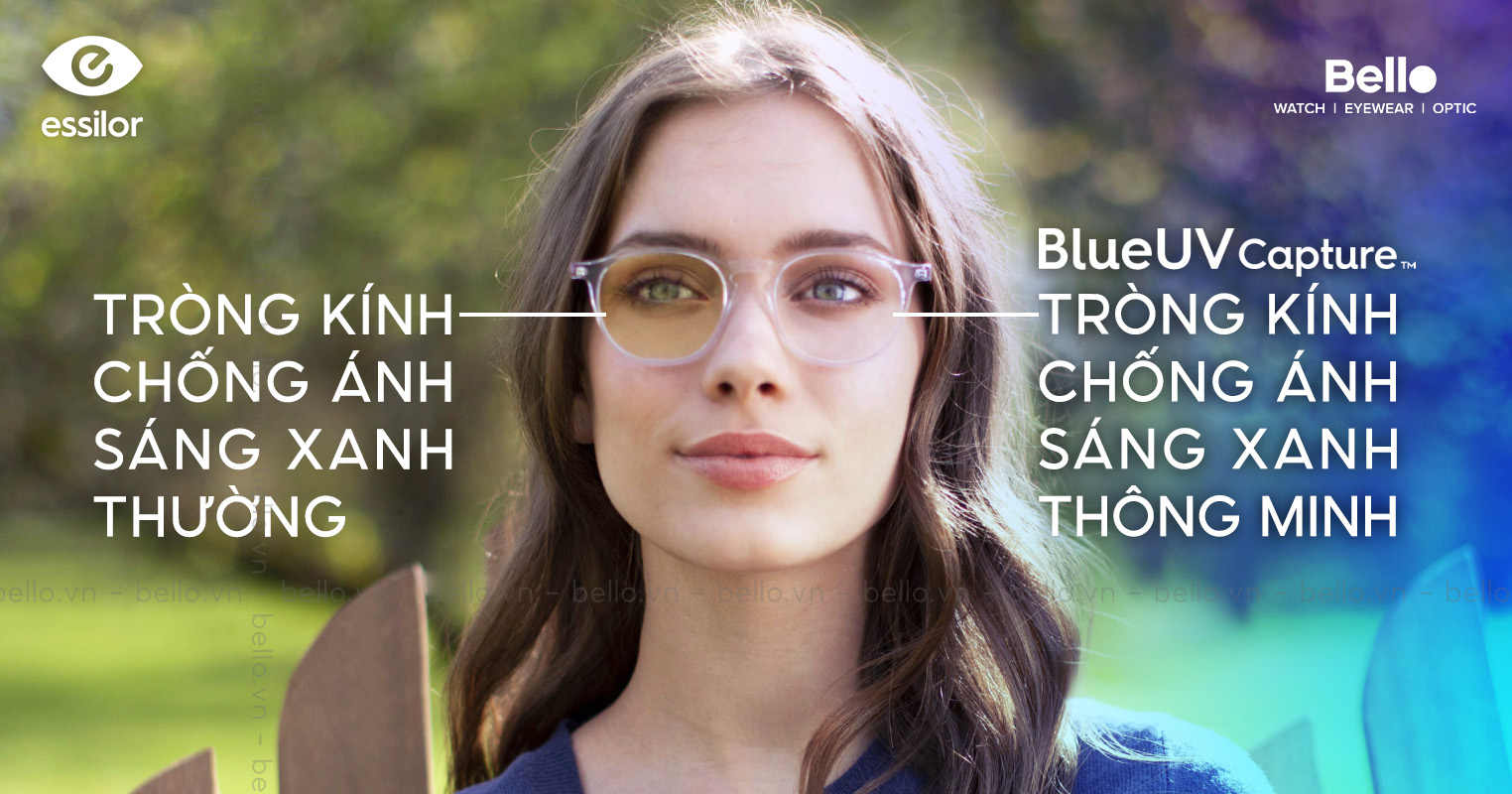 Essilor Blue UV Capture - Tròng Kính Chống Ánh Sáng Xanh Thông Minh ...