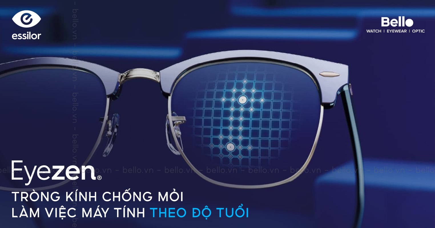 Essilor Eyezen Tròng Kính Chống Mỏi Làm Việc Máy Tính Theo Độ Tuổi ...