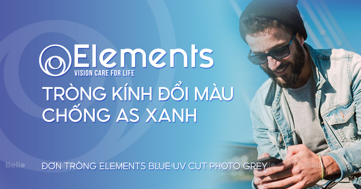 Tròng Kính Đổi Màu Elements – Bello HN & TP.HCM
