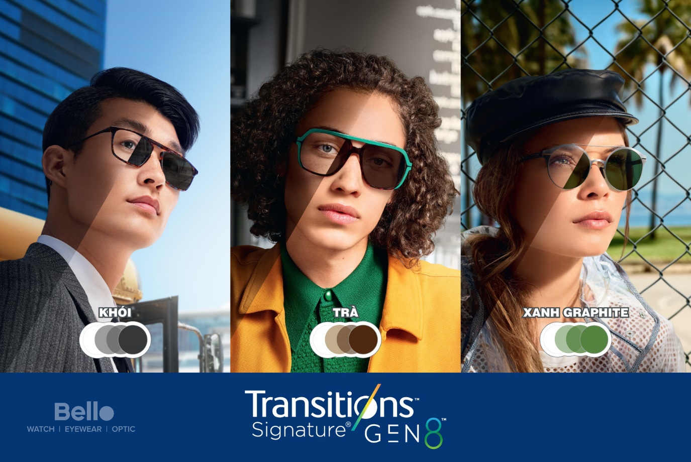 Bảng Giá Kính đổi màu Essilor Transitions tại Việt Nam Mới T8/2022 – Bello