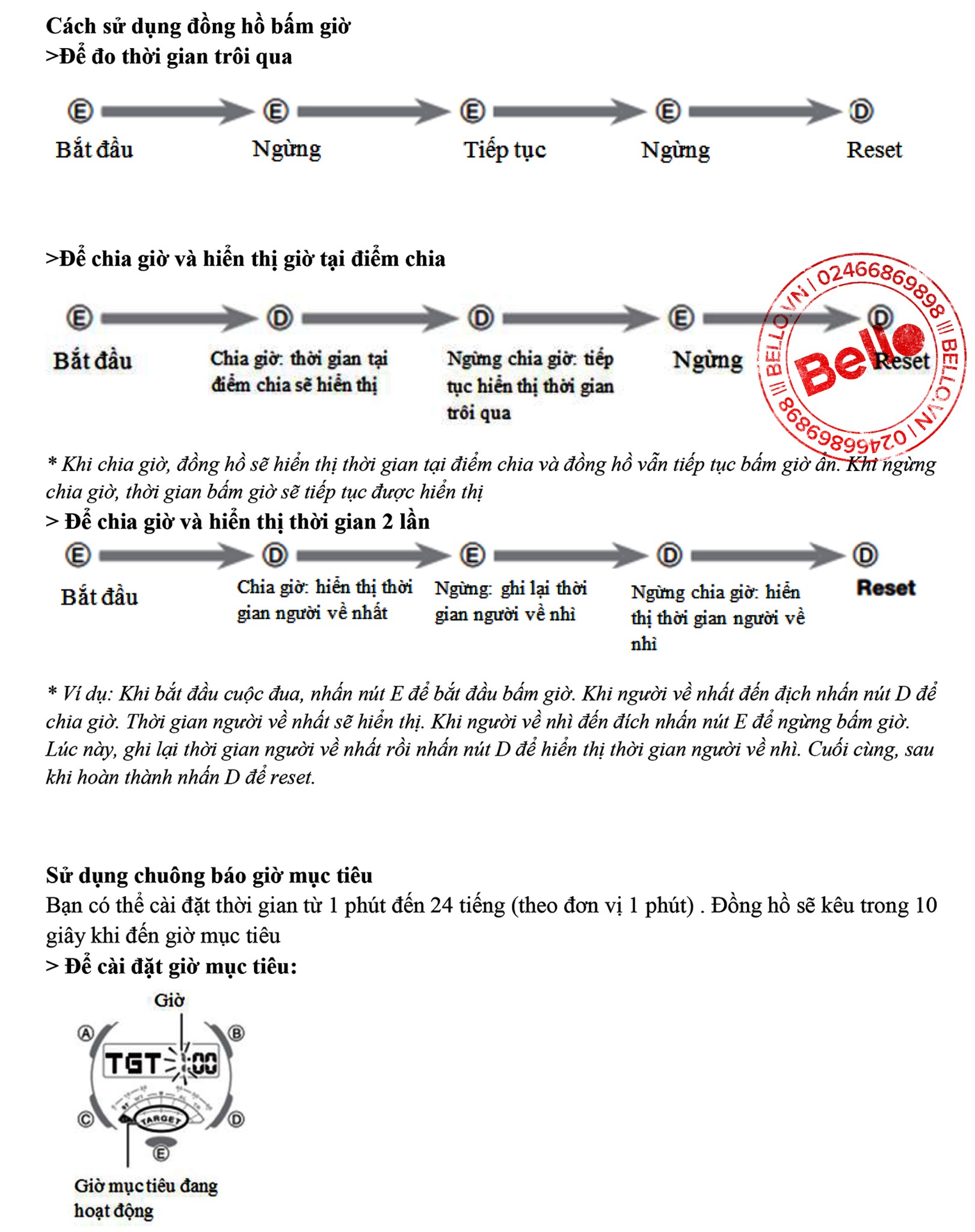 Hướng dẫn sử dụng đồng hồ Casio G-Shock GA-500 - Module 5478 – Bello HN ...
