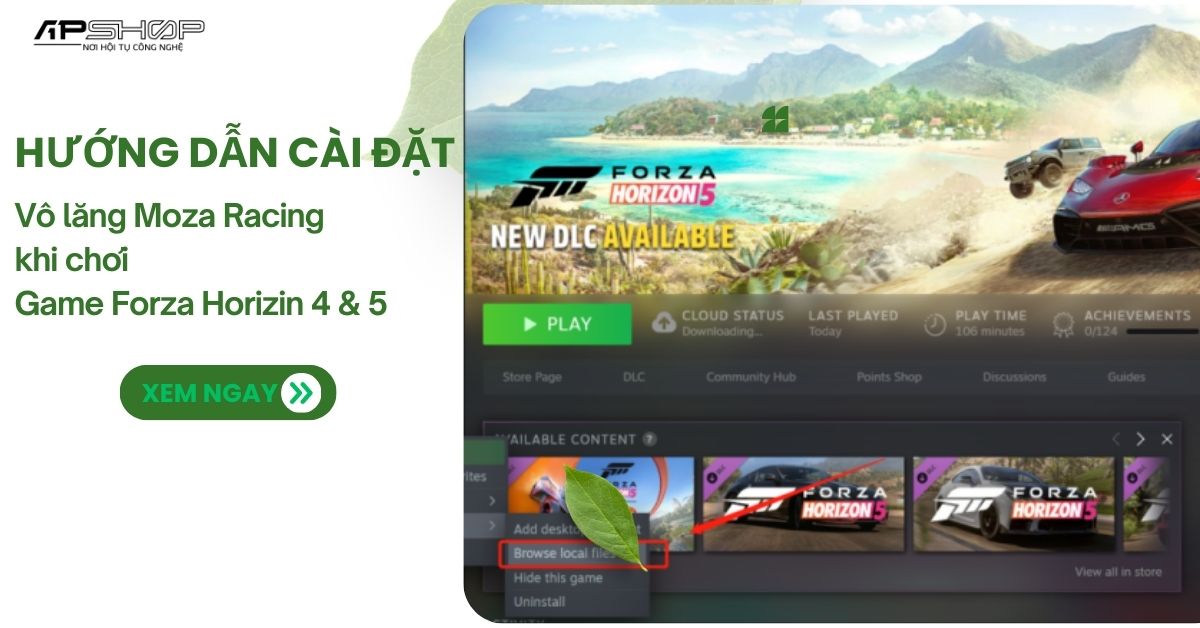 Hướng Dẫn Setup Forza Horizon 4 & 5 FFB (Force Feedback) – APSHOP.VN